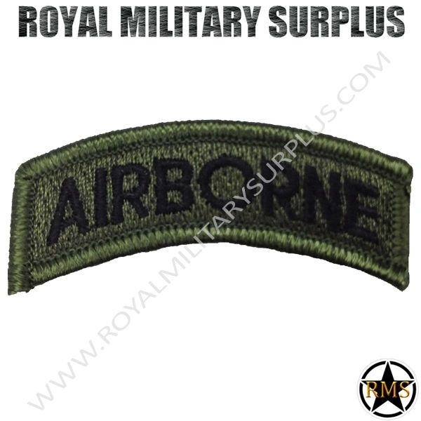 Patch - Shoulder Insignia - US Airborne (OD Green)